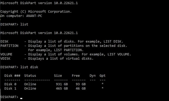 Diskpart VS Disk Management, What's Their Difference